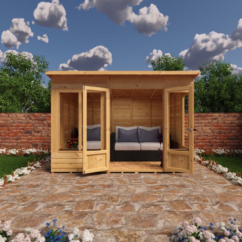 Shire Alora 10x6 Pent Summerhouse – Outdoor Living Simplified