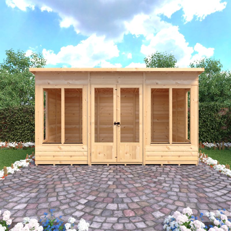 Shire Alora 12x6 Pent Summerhouse – Outdoor Living Simplified