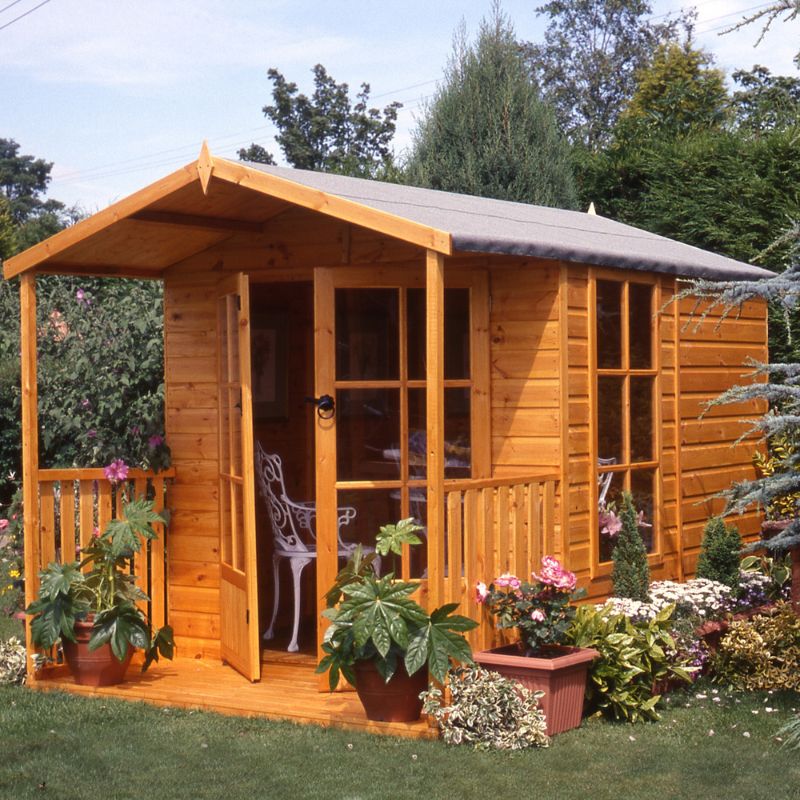 Shire Buckingham with Veranda 7X10 Summerhouse – Outdoor Living Simplified